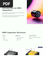 MOM, MIM, MOS Capacitors Explained | PDF | Mosfet | Field Effect Transistor