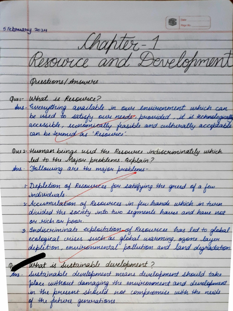 Resources and Development | PDF