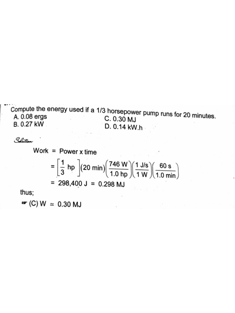 Sample Problem Power Plant 2 | PDF