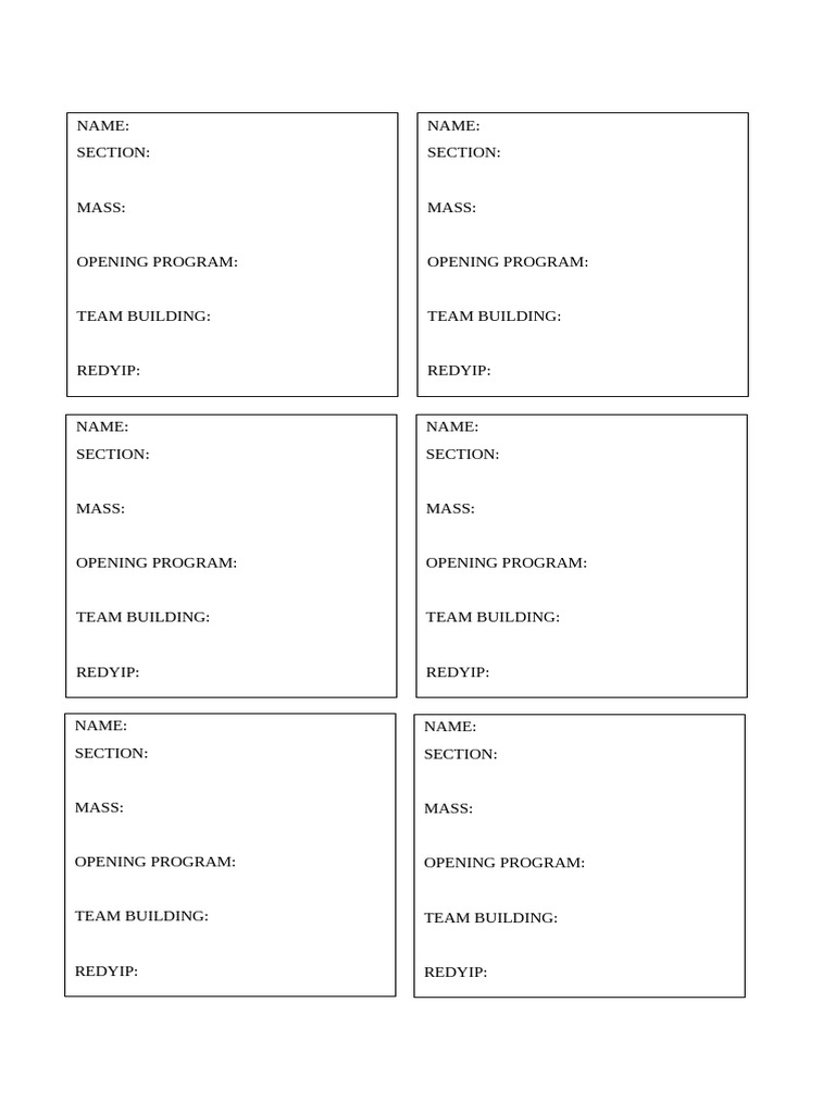 Stamp Form Pdf