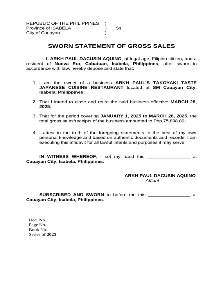 Arkh Paul Dacusin Aquino | PDF