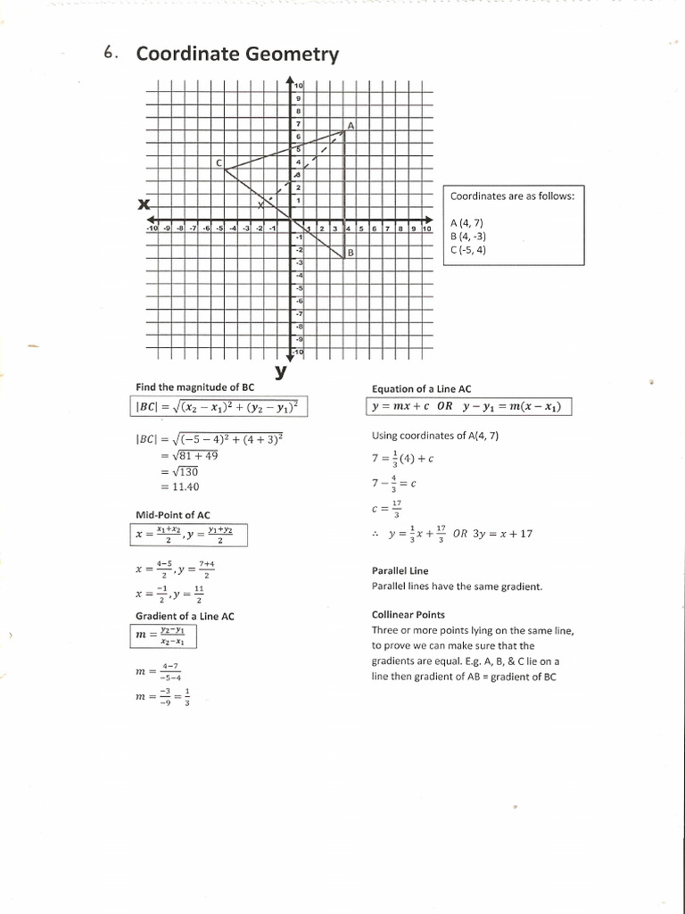 Coordinate Geometry | PDF