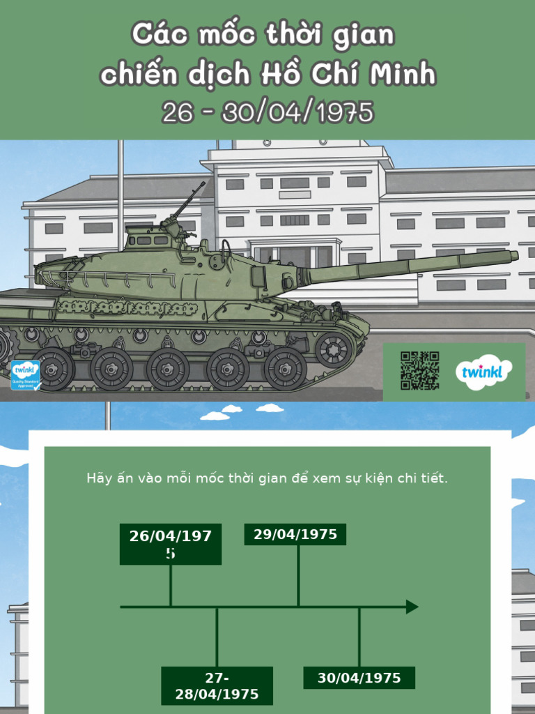 VT T 1680795424 Powerpoint Tuong Tac Moc Thoi Gian Chien Dich Ho Chi Minh 26 30-4-1975 Ver 2 | PDF