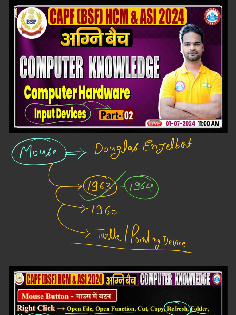 Computer - Knowledge 03 (Mouse) | PDF