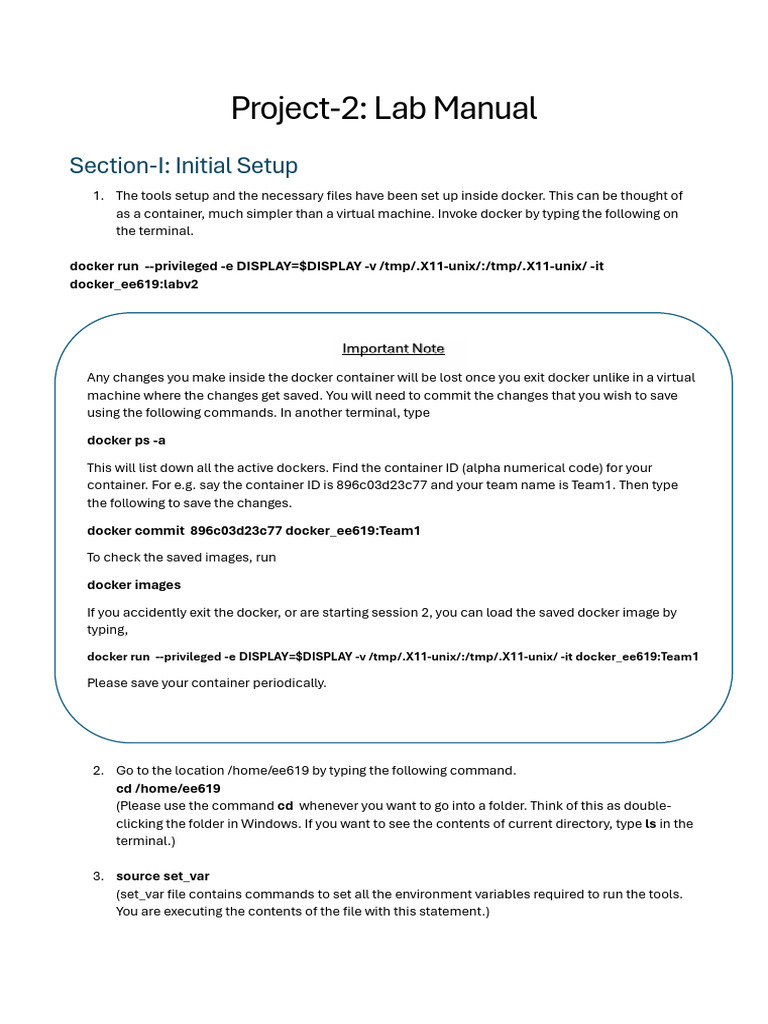 Project2 LabManual Final | PDF | Computer Science | System Software