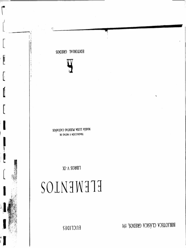 Euclides - Elementos V-XIII - Gredos | PDF