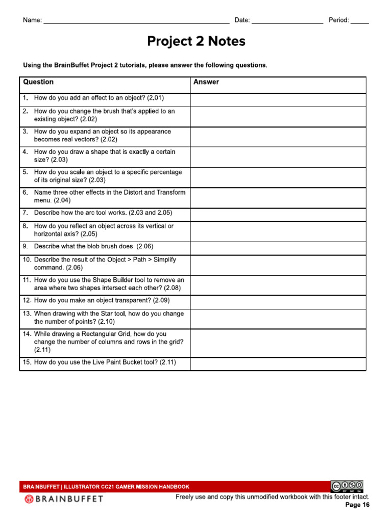 Worksheet Chapter 2 | PDF