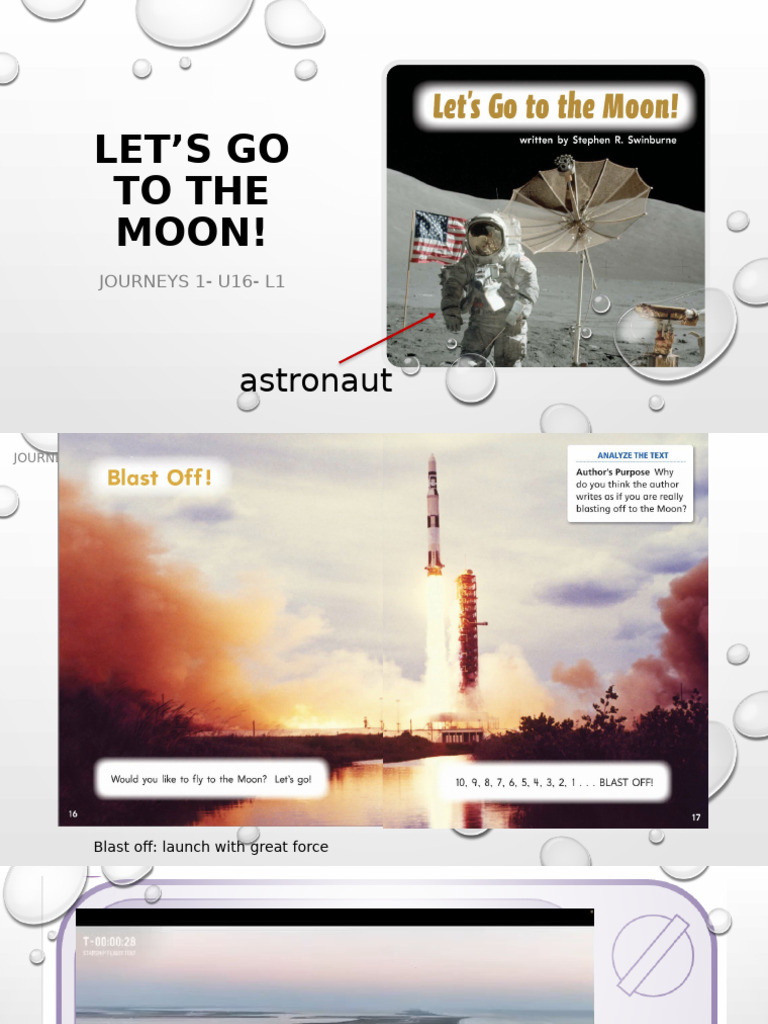 Let's Go To The Moon - Journeys 1 | PDF