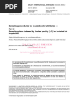 ISO Sampling Plans Iso2859 1 | PDF