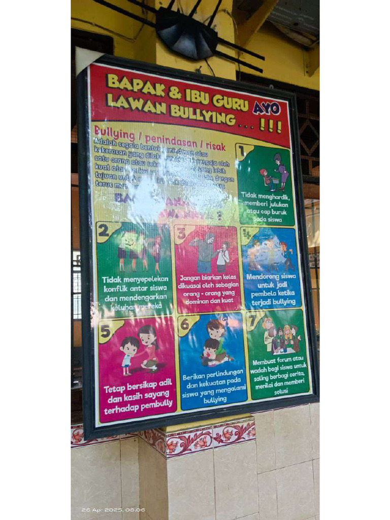 foto papan anti bullying | PDF