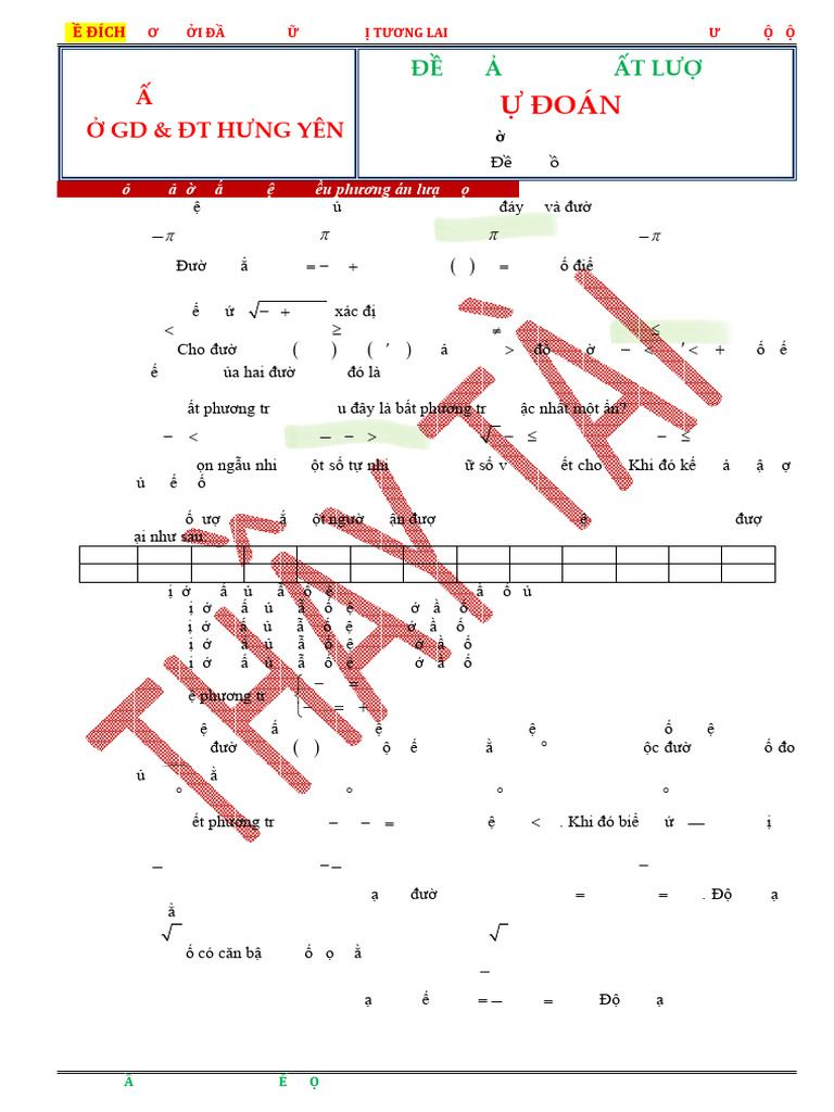 08 - Du Doan - 03 - Nam 2025 HS in | PDF