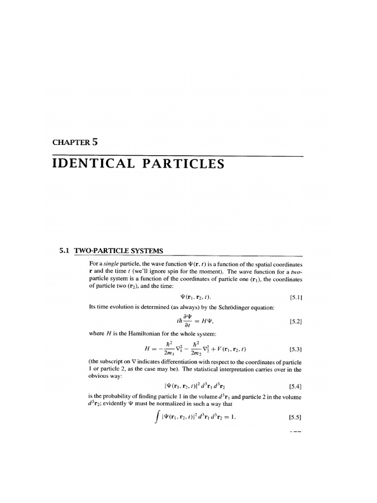 Griffiths IdenticalParticles | PDF