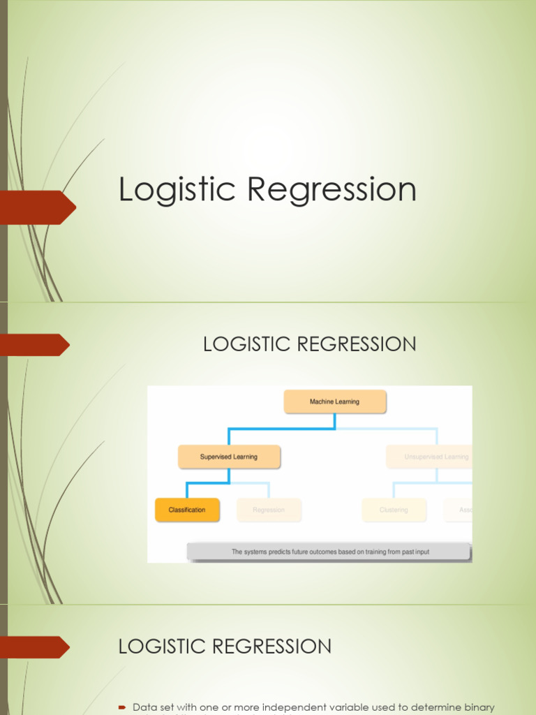 Logistic Regression | PDF