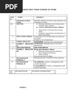 Lesson Note On Basic Science JSS 1 First Term | PDF | Gases | Puberty
