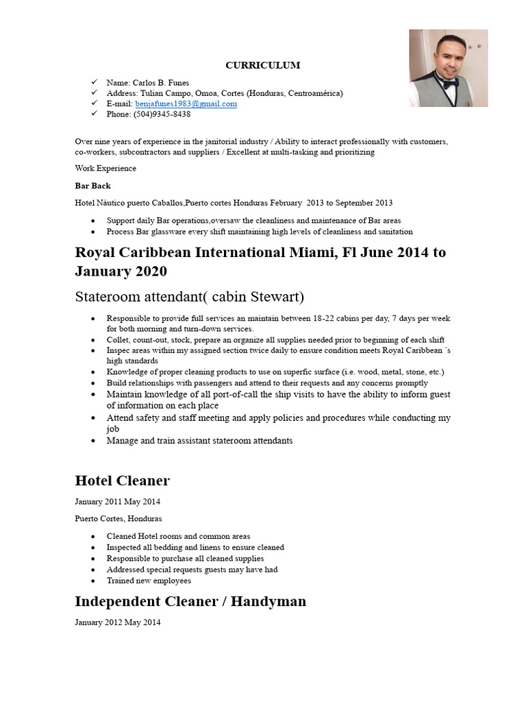 CV Carlos Funes | PDF