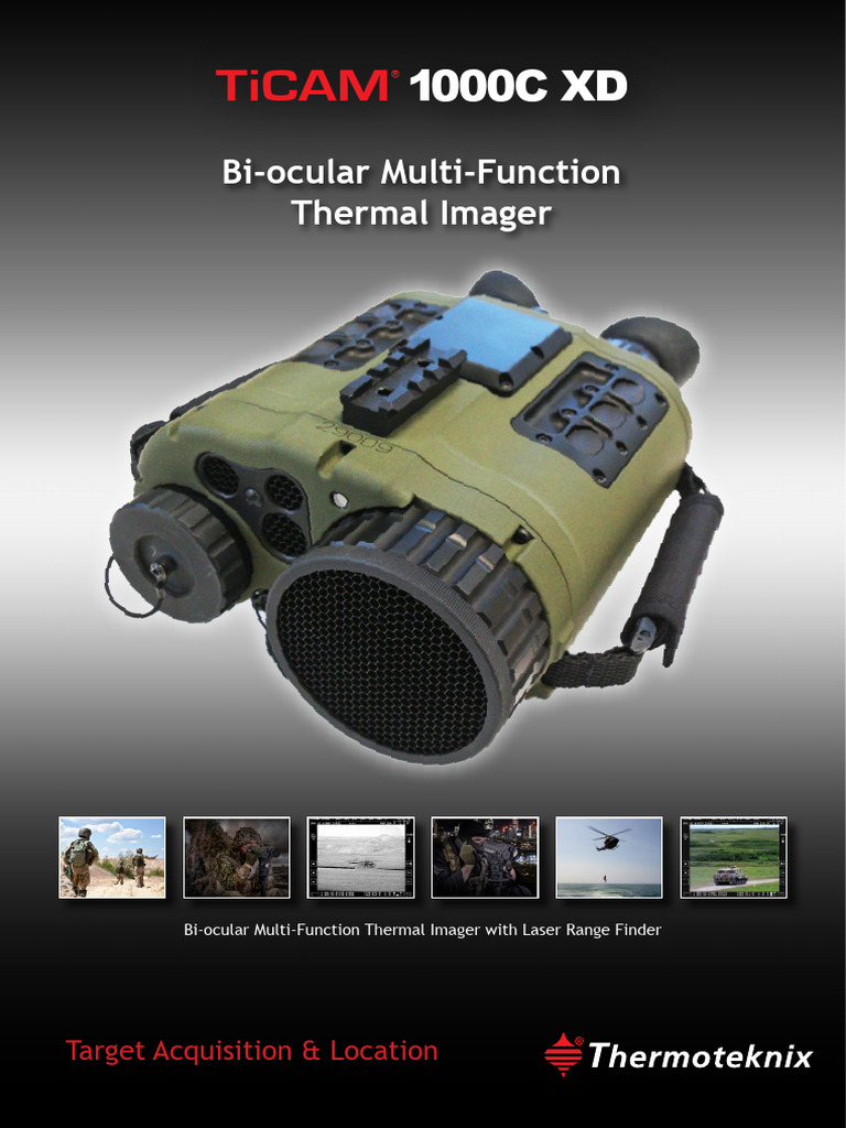 TiCAM 1000C XD Thermal Imager Overview | PDF | Thermography | Infrared