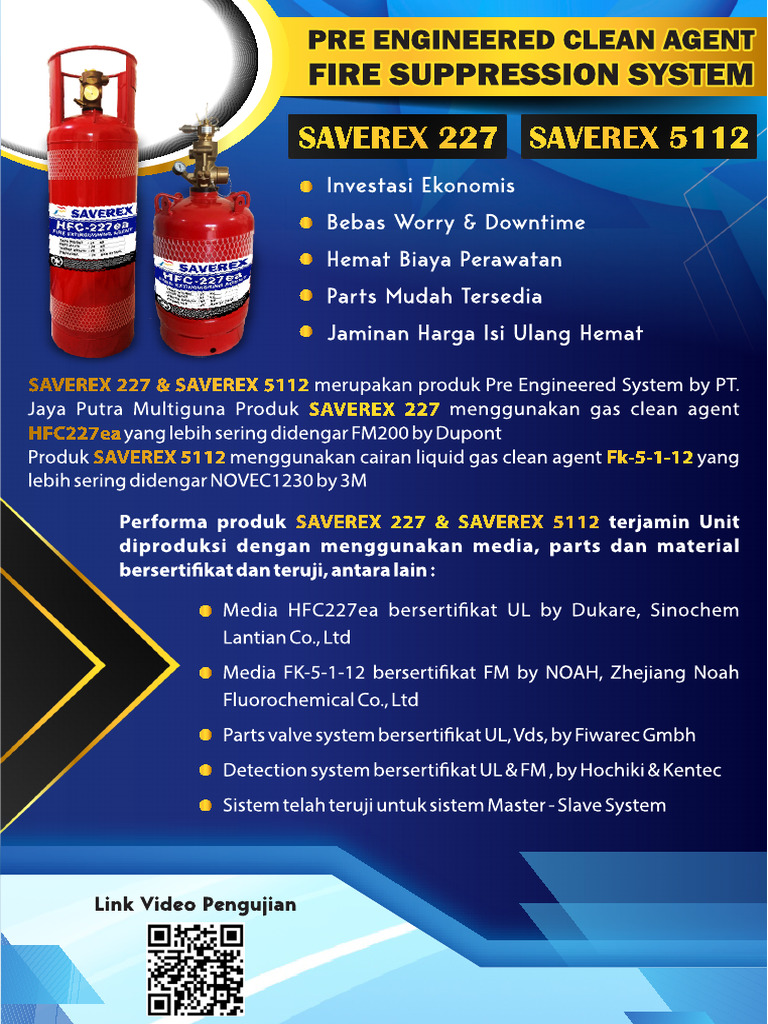 Brosur Fire Suppression fm200 Harga Murah | PDF