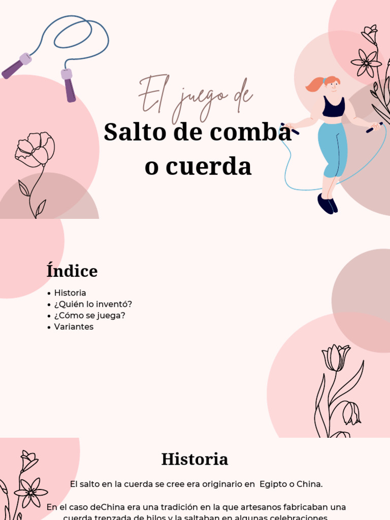 Historia del salto de cuerda | PDF | Cuerda