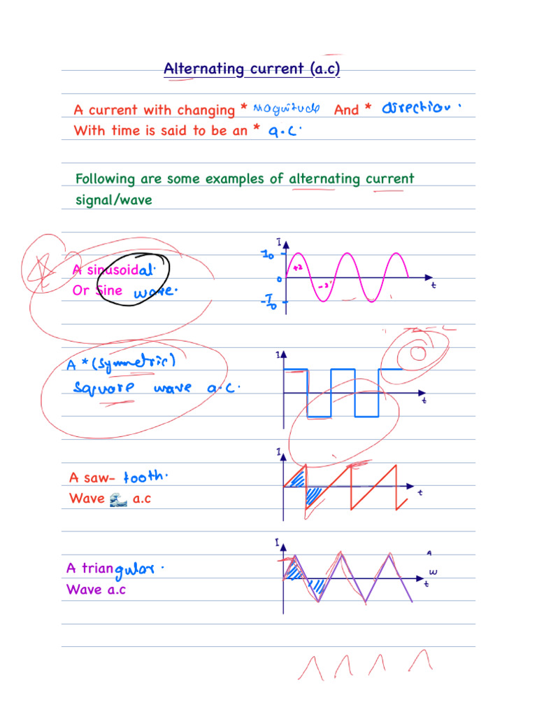 Alternating Currents A2 Gulshan | PDF | Root Mean Square | Electrical Engineering