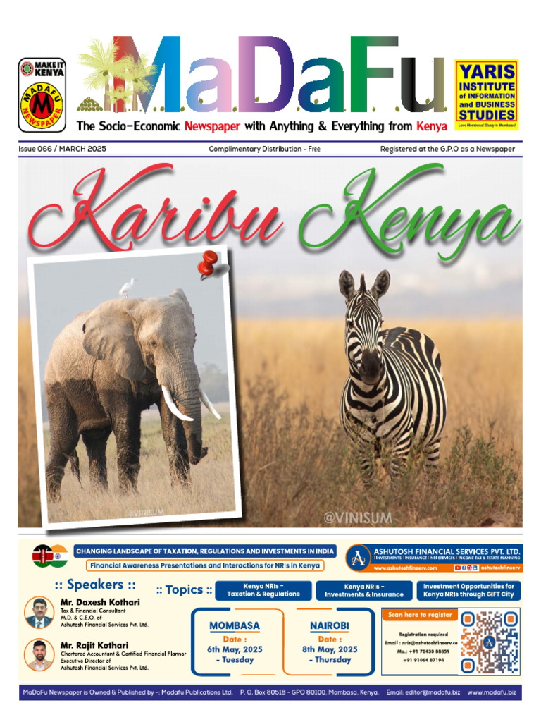 Madafu March 2025 Share | PDF | Nairobi | Oral Hygiene