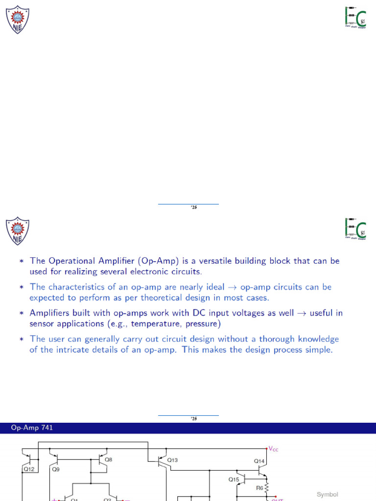Module2 Part1 | PDF | Operational Amplifier | Electronic Engineering