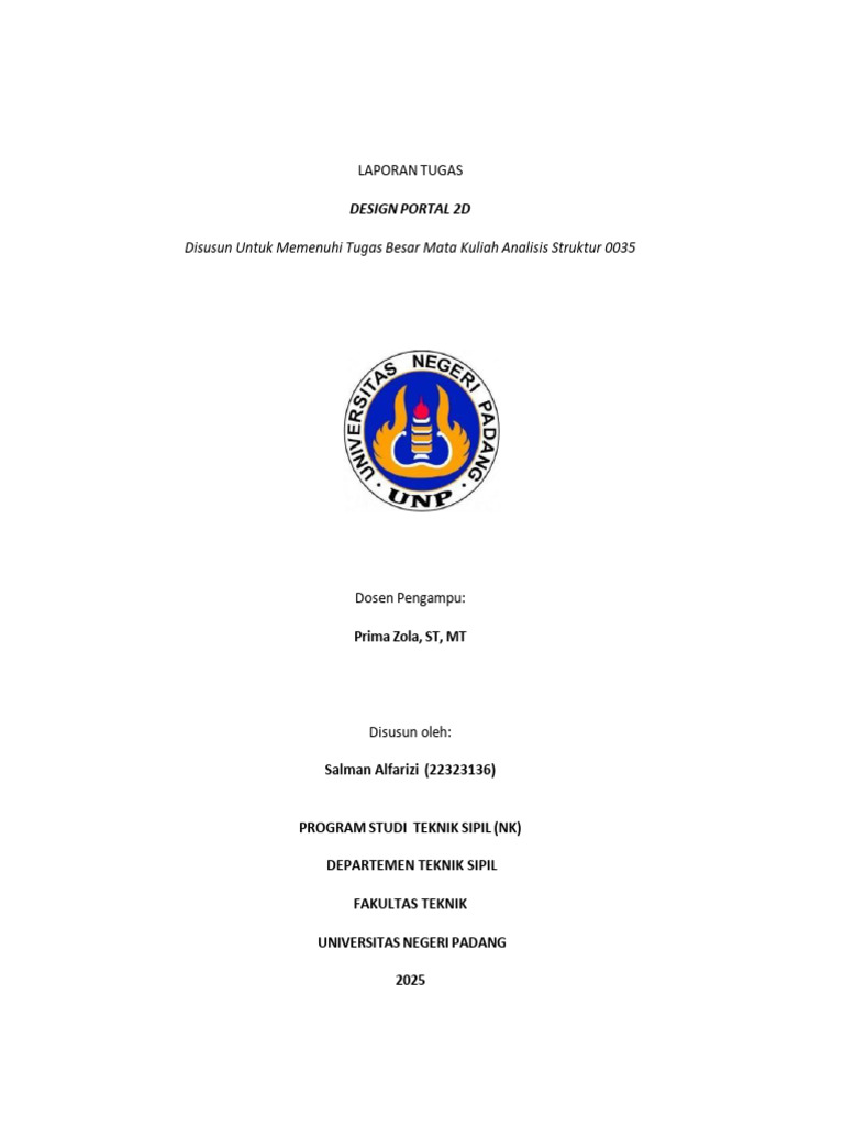 Analisis - Struktur - Salman Alfarizi | PDF