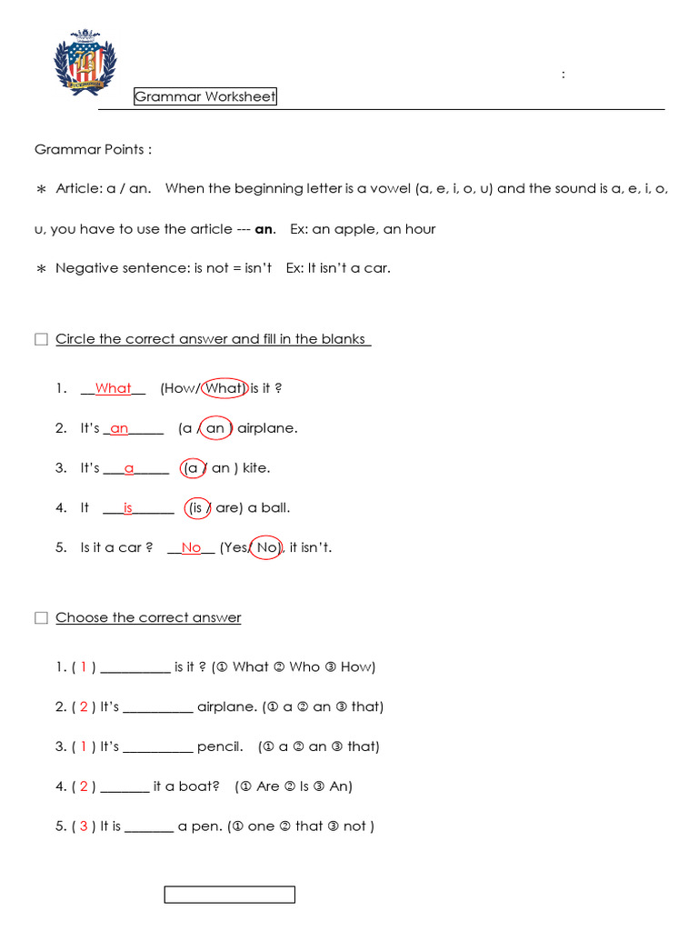 U2 Answer Key | PDF