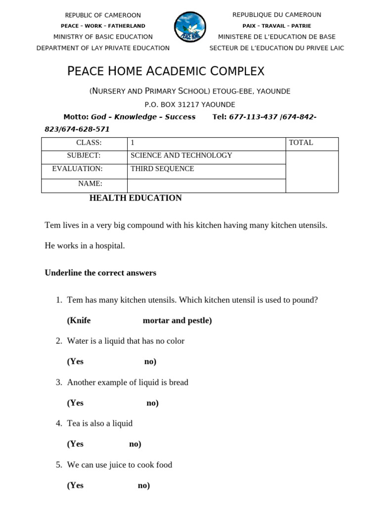 Class 1 Science and Technology | PDF | Botany | Plants
