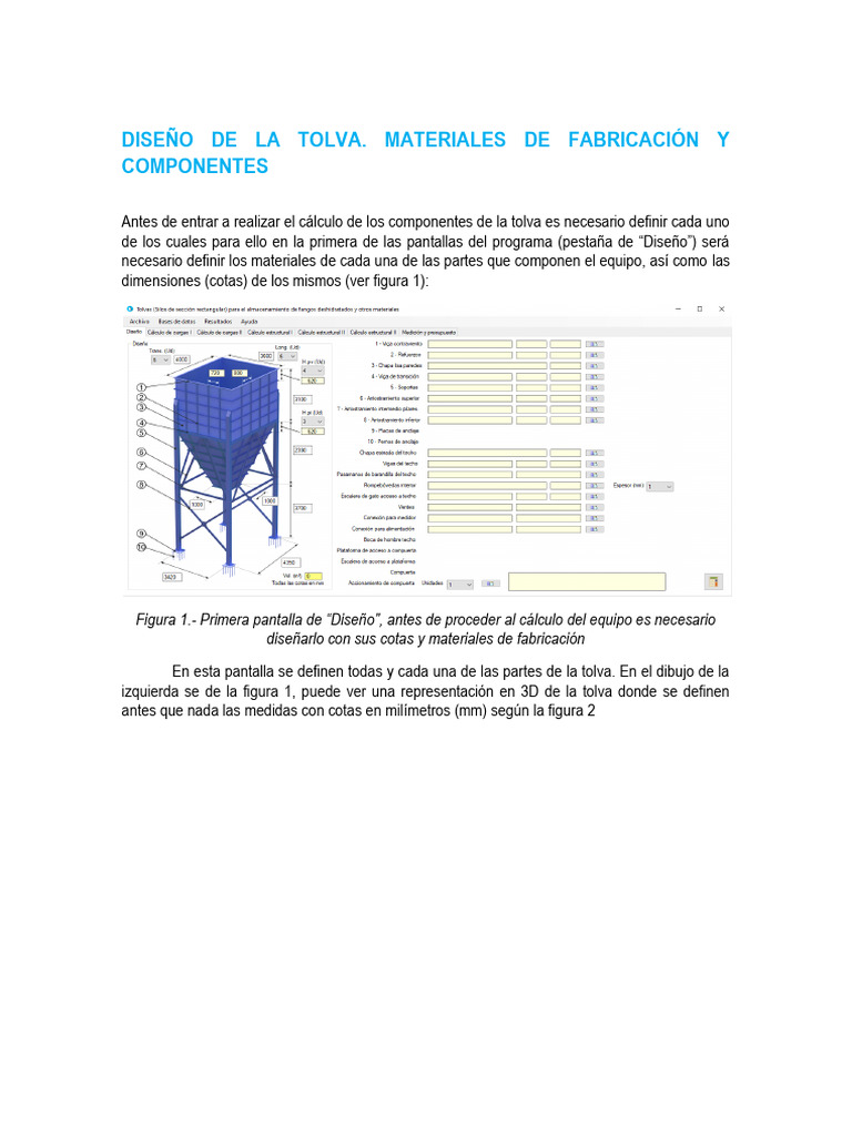 Diseño y Cálculo de Tolvas Industriales | PDF | Fundación (Ingeniería ...