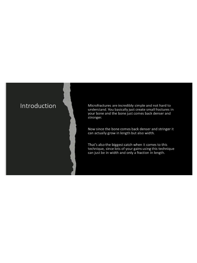 The Microfracture Method | PDF