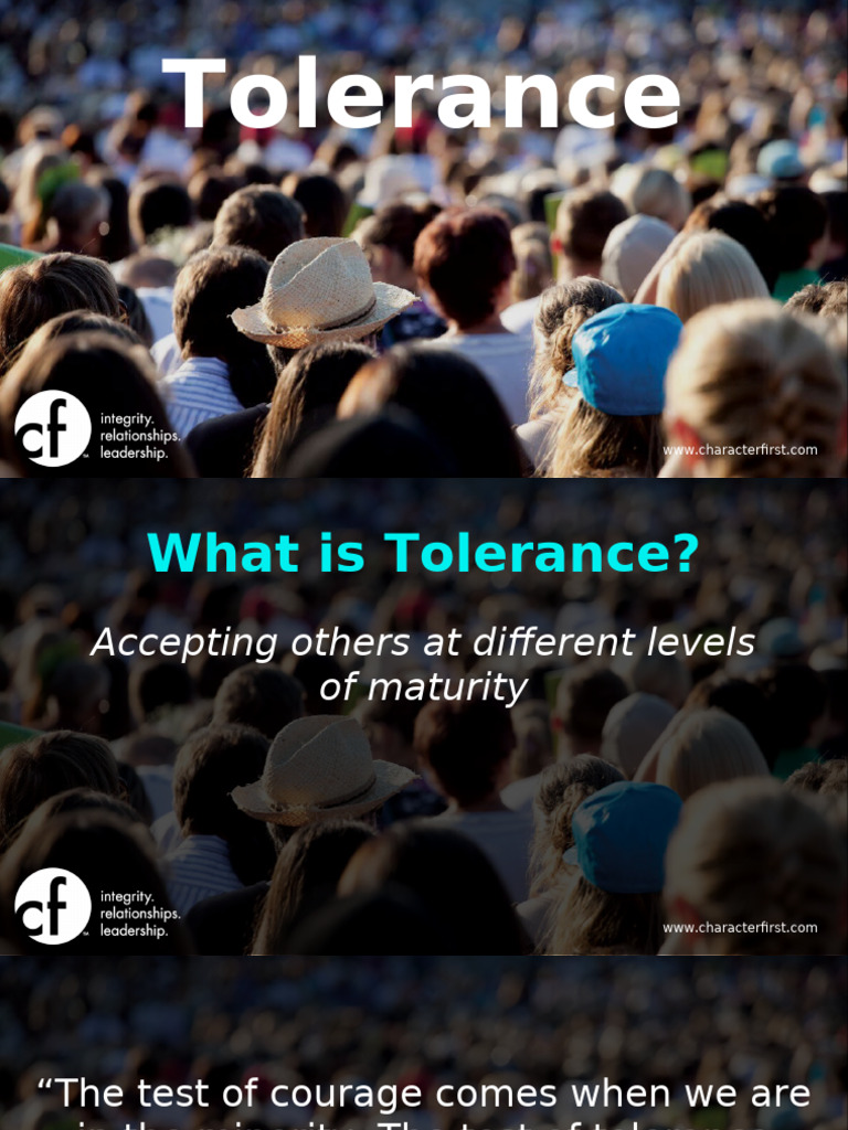 Tolerance 2014 | PDF