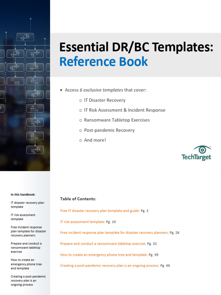Essential DRBC Template Reference Book | PDF | Risk Assessment | Risk