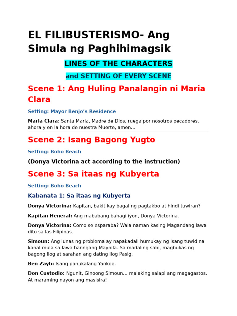 FINAL-SCRIPT-FOR-EL-FILI-FILM | PDF