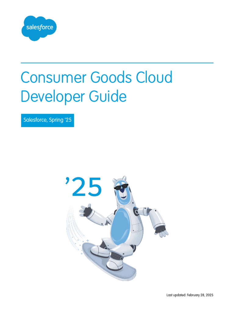 Consumer Good Cloud Developer Guide | PDF | Cloud Computing | Retail
