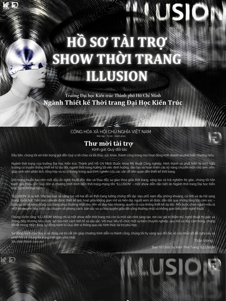 Proposal - Illusion Fashion Show PDF | PDF