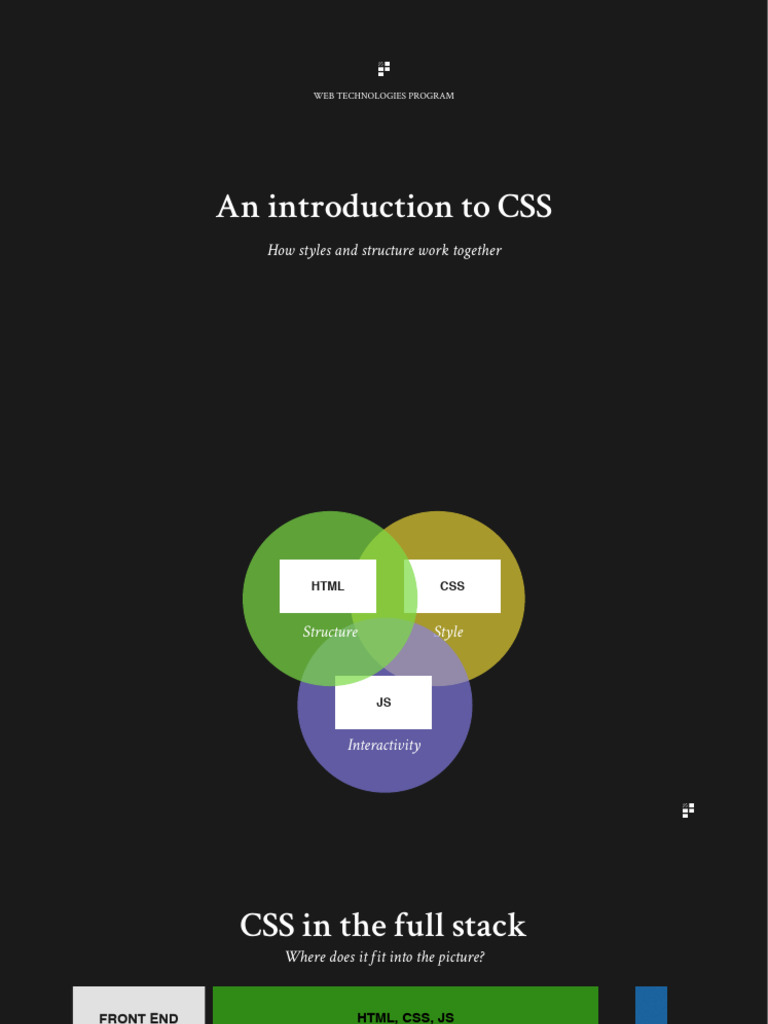 1 An Introduction To CSS | PDF | Html | Web Development
