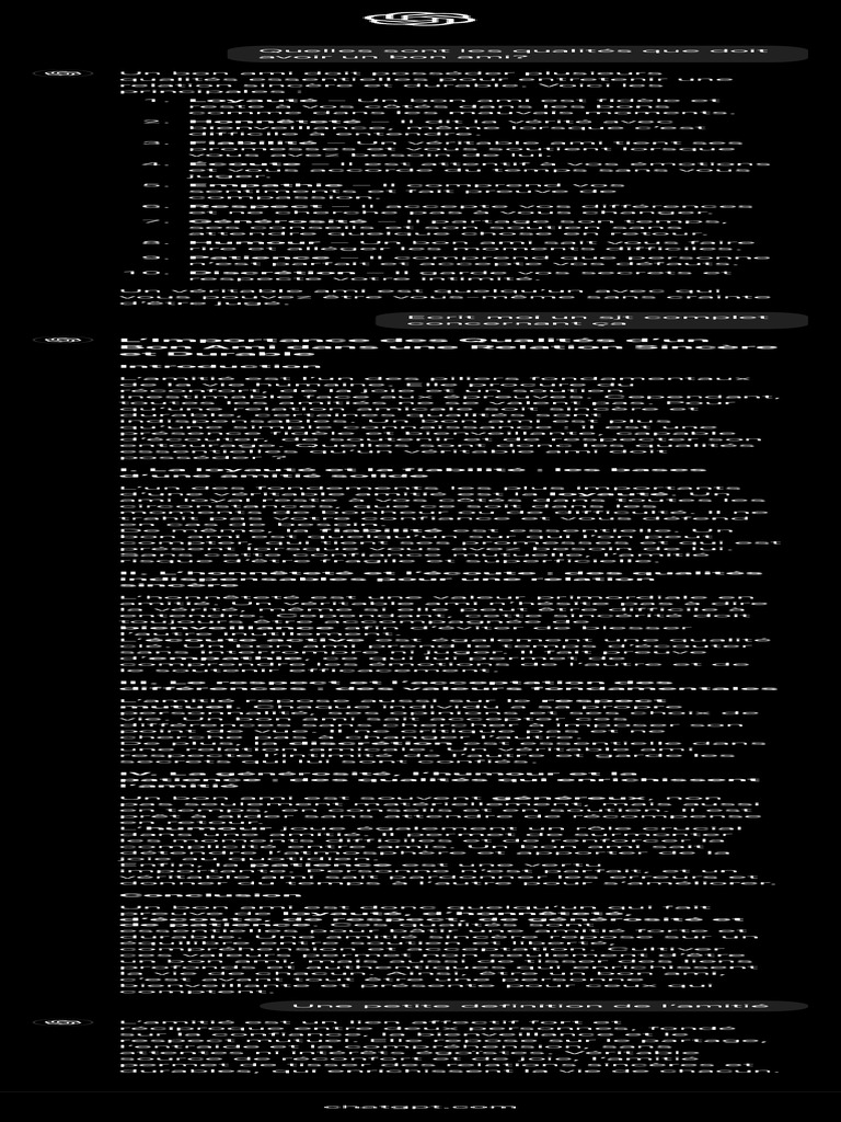 Qualités D'un Bon Ami | PDF