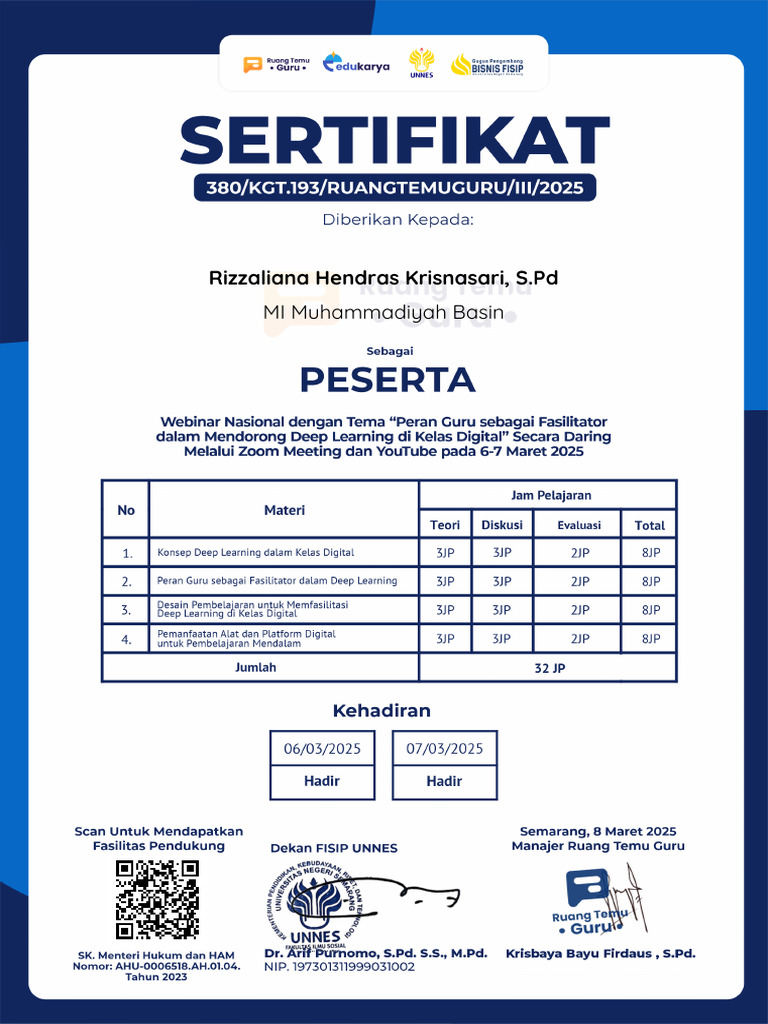 Ruang Temu Guru - 2025 03 10 | PDF