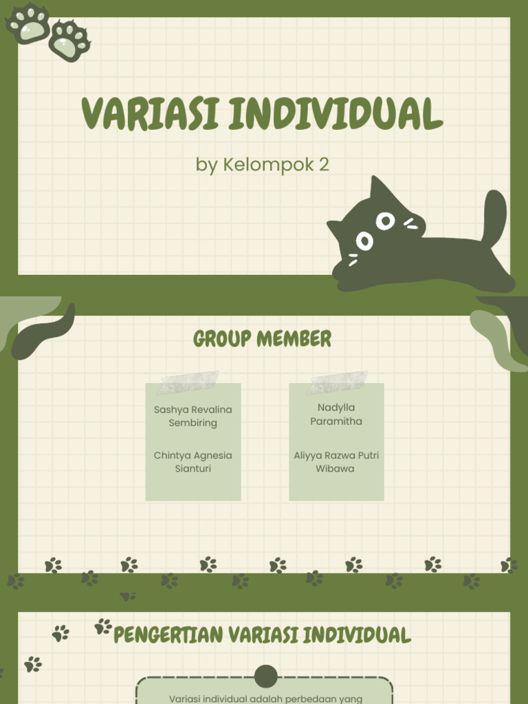 Kel 2 Variasi Individual | PDF