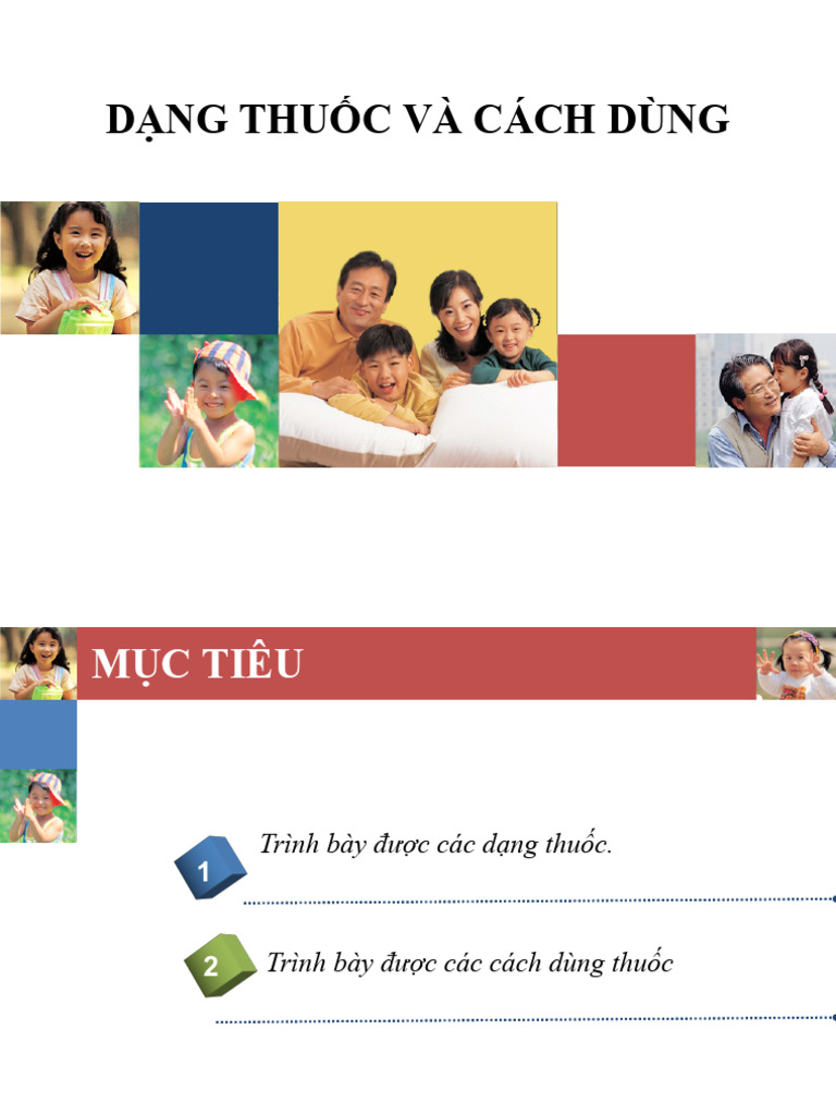 BG Dang Thuoc Va Cach Dung | PDF