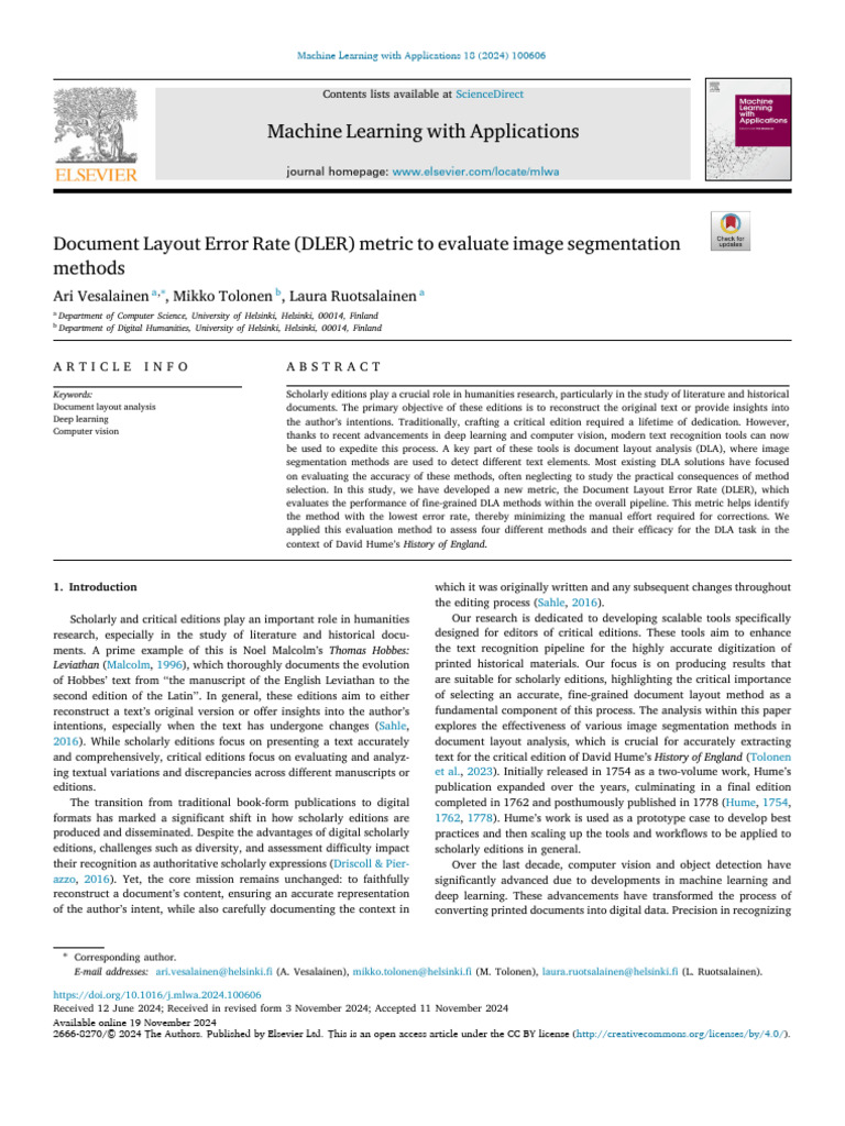Evaluation Metrics For Document Layout Analysis | PDF | Image Segmentation | Accuracy And Precision