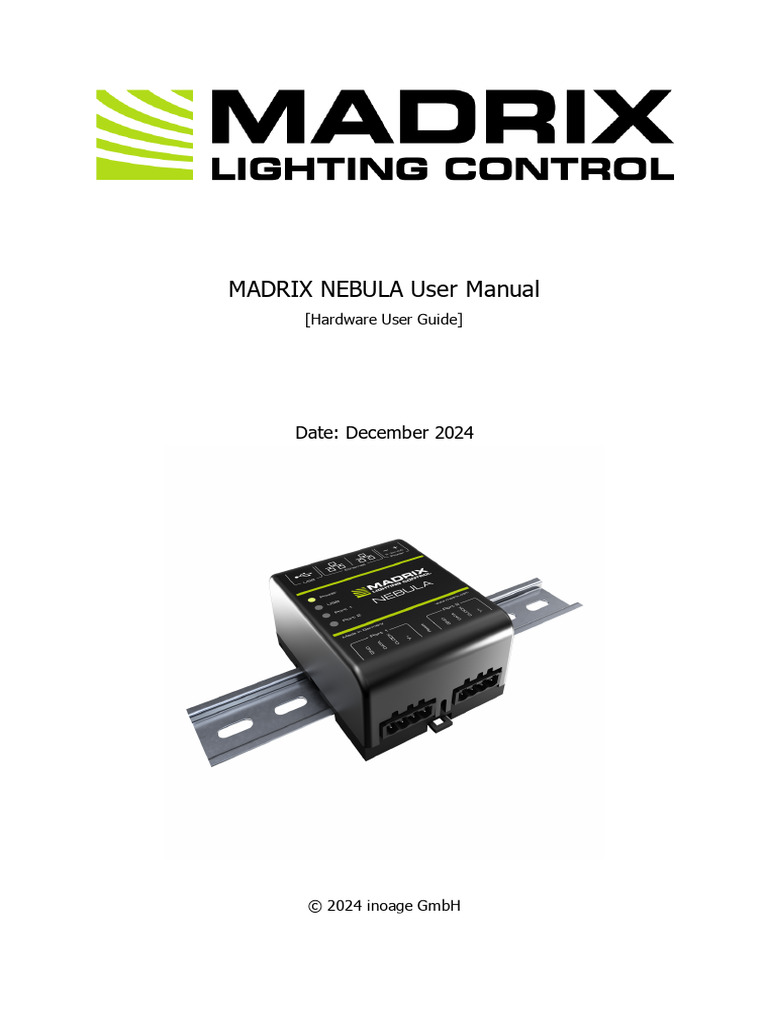 User_Manual_MADRIX_NEBULA | PDF | Computer Network | Usb