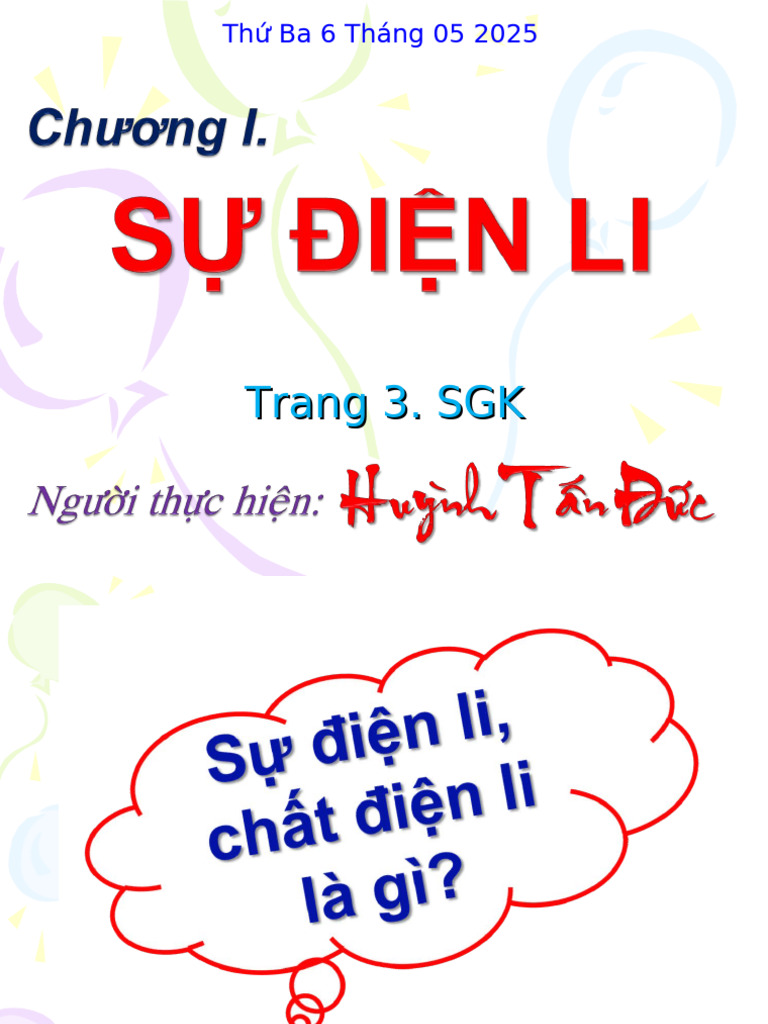 Tiet 01. Su Dien Li | PDF