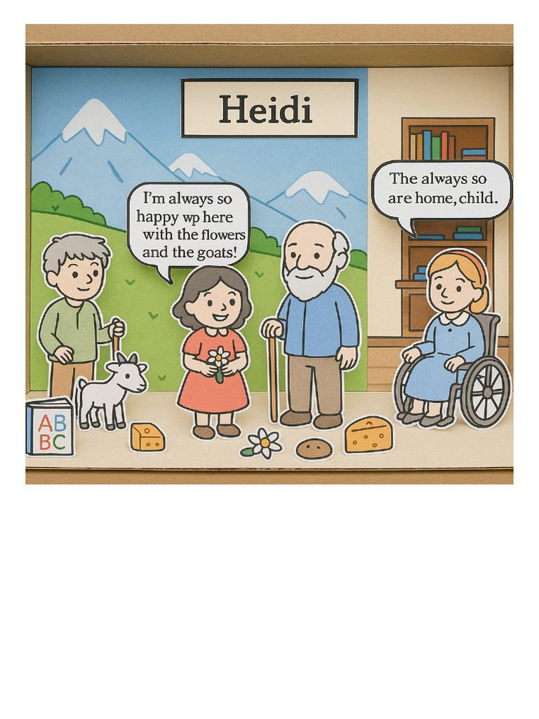 Heidi Story Box Cutouts | PDF