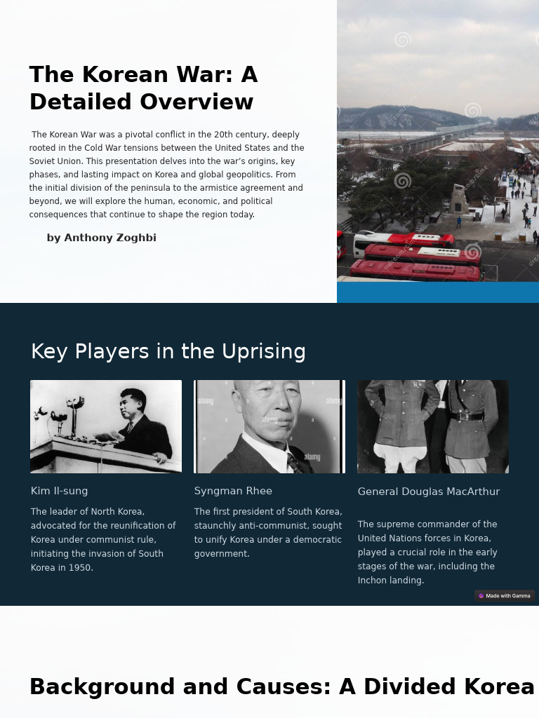 The Korean War A Detailed Overview | PDF | Korean War | Korea