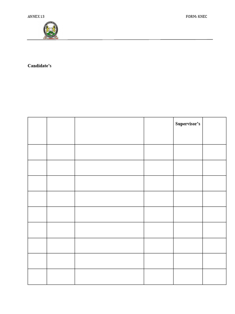 Project Log Form | PDF
