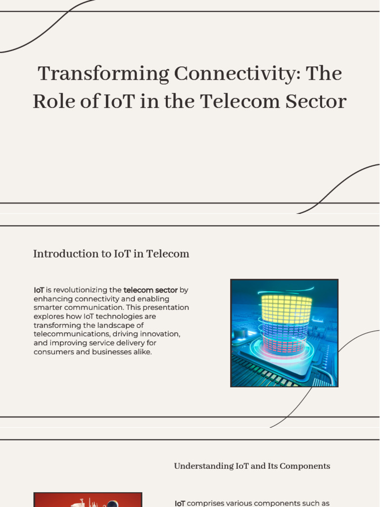 slidesgo-transforming-connectivity-the-role-of-iot-in-the-telecom-sector-20250214062729nV78 | PDF