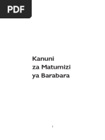 Alama Za Barabarani Tanzania | PDF