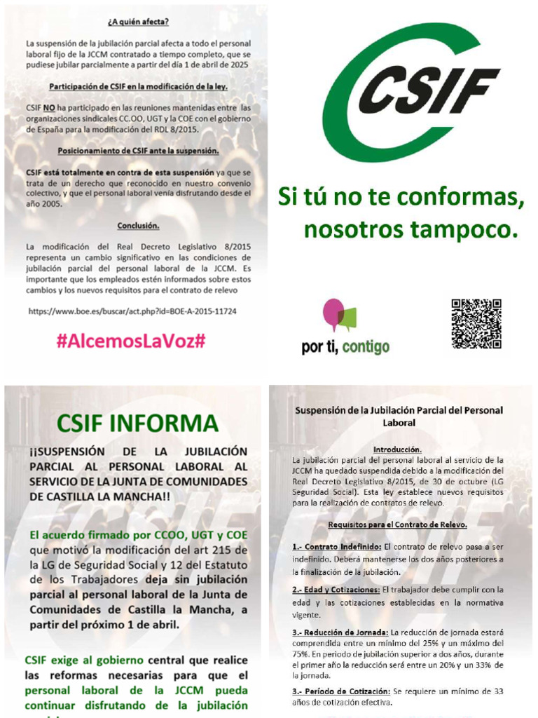 Diptico Prejubilación Parcial | PDF