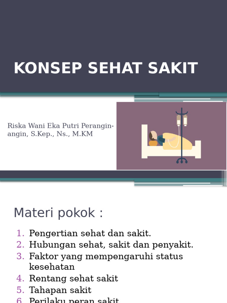 Konsep Sehat Sakit | PDF